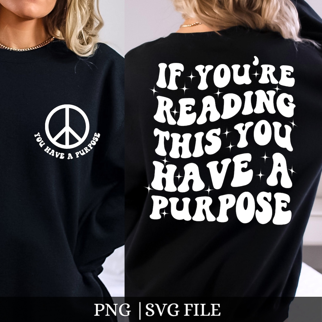 You Have a Purpose Svg, Mental Health Svg, Positive Smile Face Svg ...