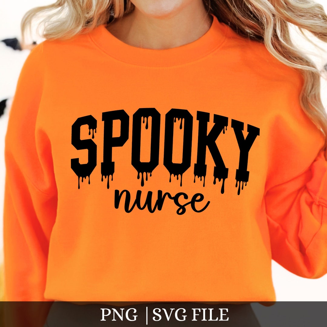 Spooky Nurse Svg, Halloween Nurse Svg, One Spooktacular Nurse Svg, Cute ...