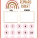 Kid's Reward Chart Printable Chore Chart for Kids Kids Chores Kids ...