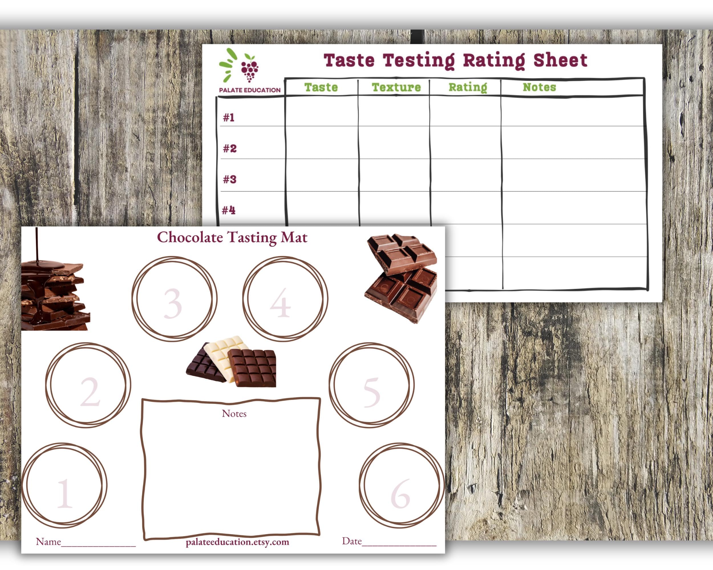 Chocolate Taste Testing Digital Kit, Holiday Party Idea, Valentines ...