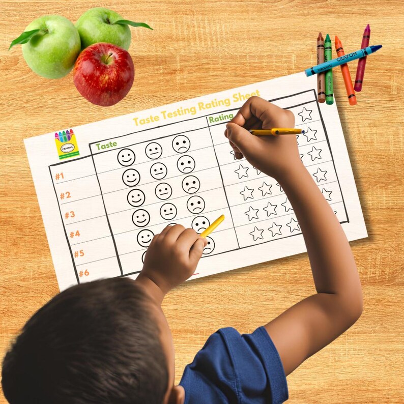 Fun Taste Testing Rating Sheet for Kids: Engage, Explore, and Enjoy ...