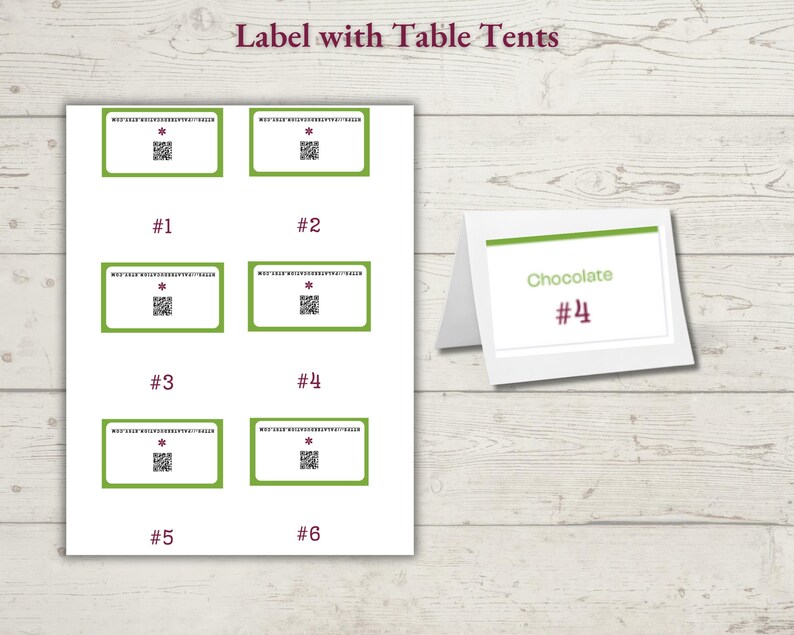 Chocolate Taste Testing Digital Kit, Holiday Party Idea, Valentines ...