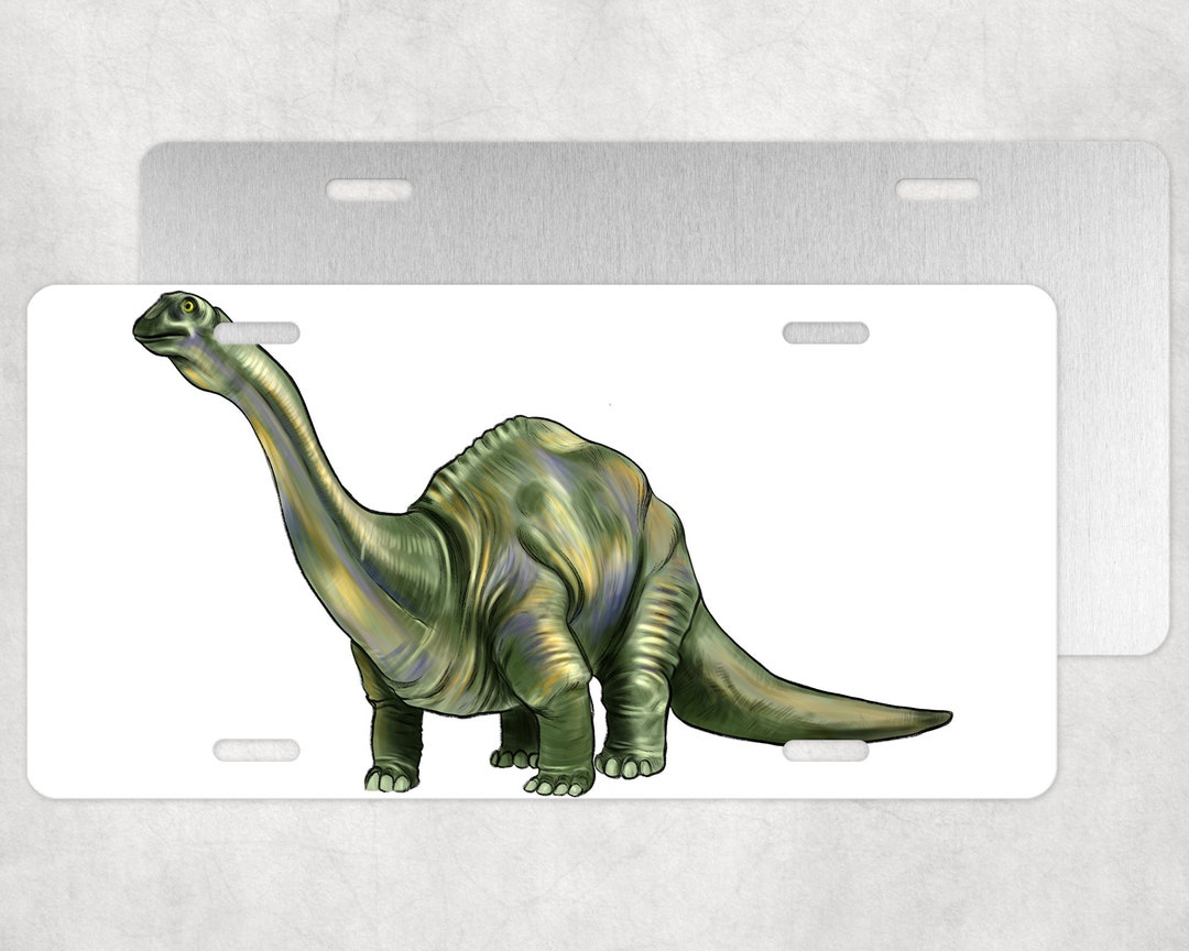 Brontosaurus Dinosaur License Plate,dinosaur License Plate ...