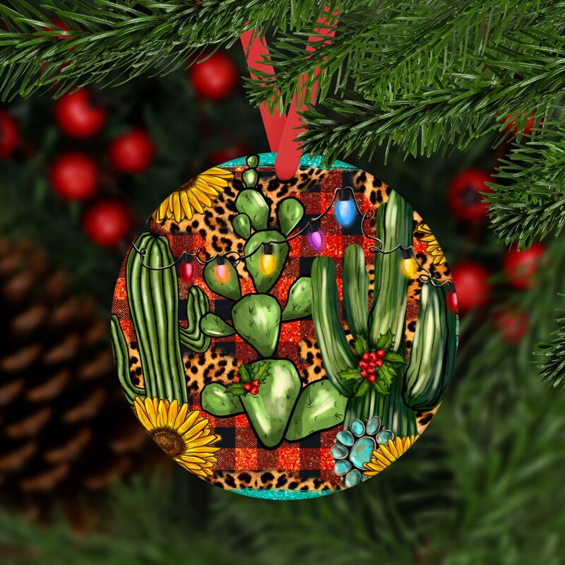 Cactus Ornament - Etsy