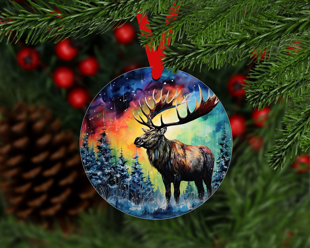 Christmas Deer Ornament, Deer Ornament, Deer Ornaments,christmas ...