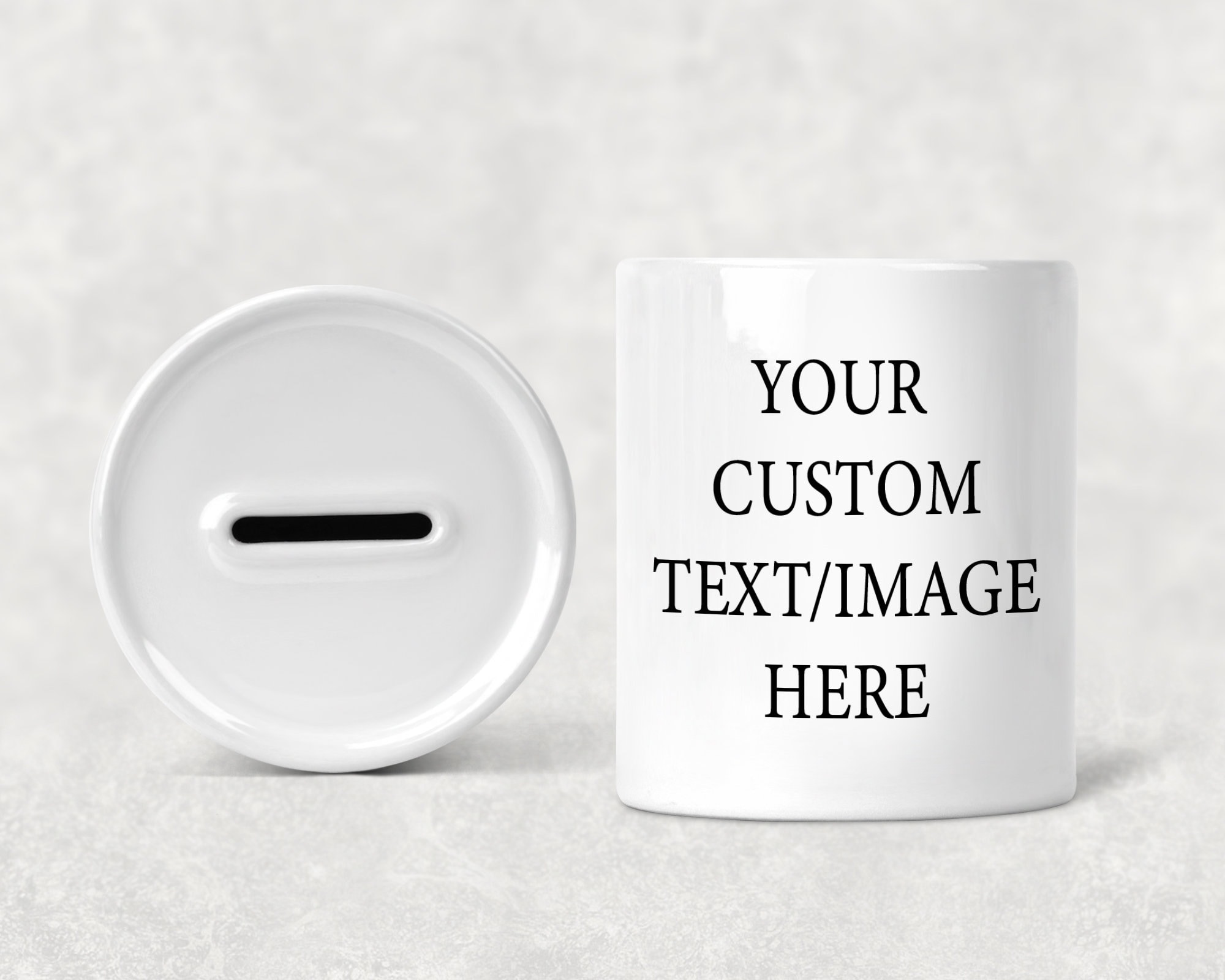 Personalized Ceramic Coin Bank,custom Piggy Bank,allowance Bank for ...