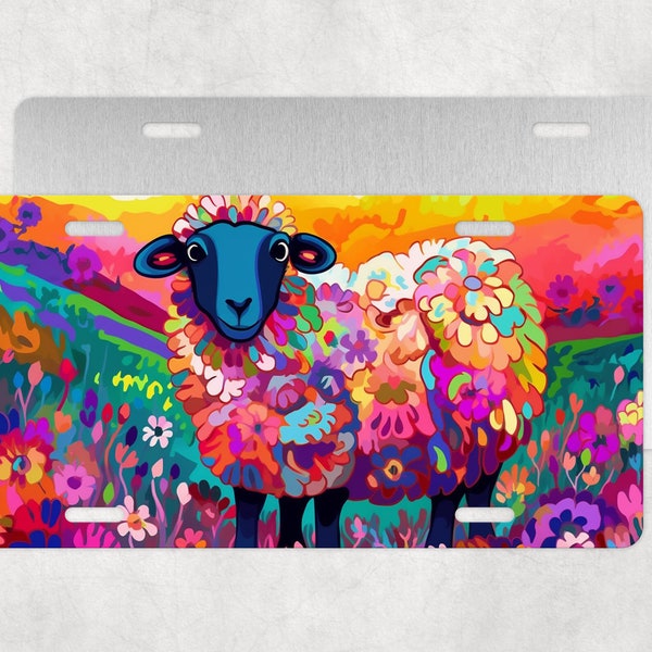 Sheep License Plates - Etsy
