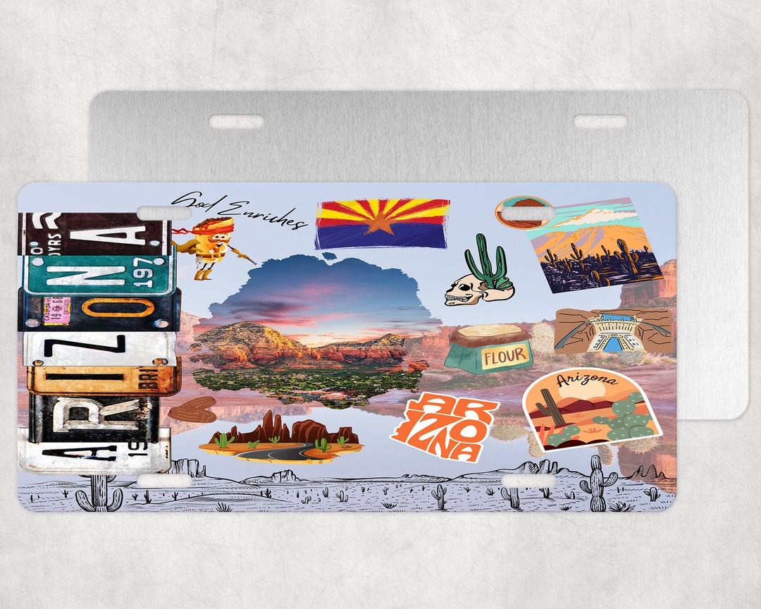 Arizona License Plate, Arizona Car Plate,state License Plate,arizona ...