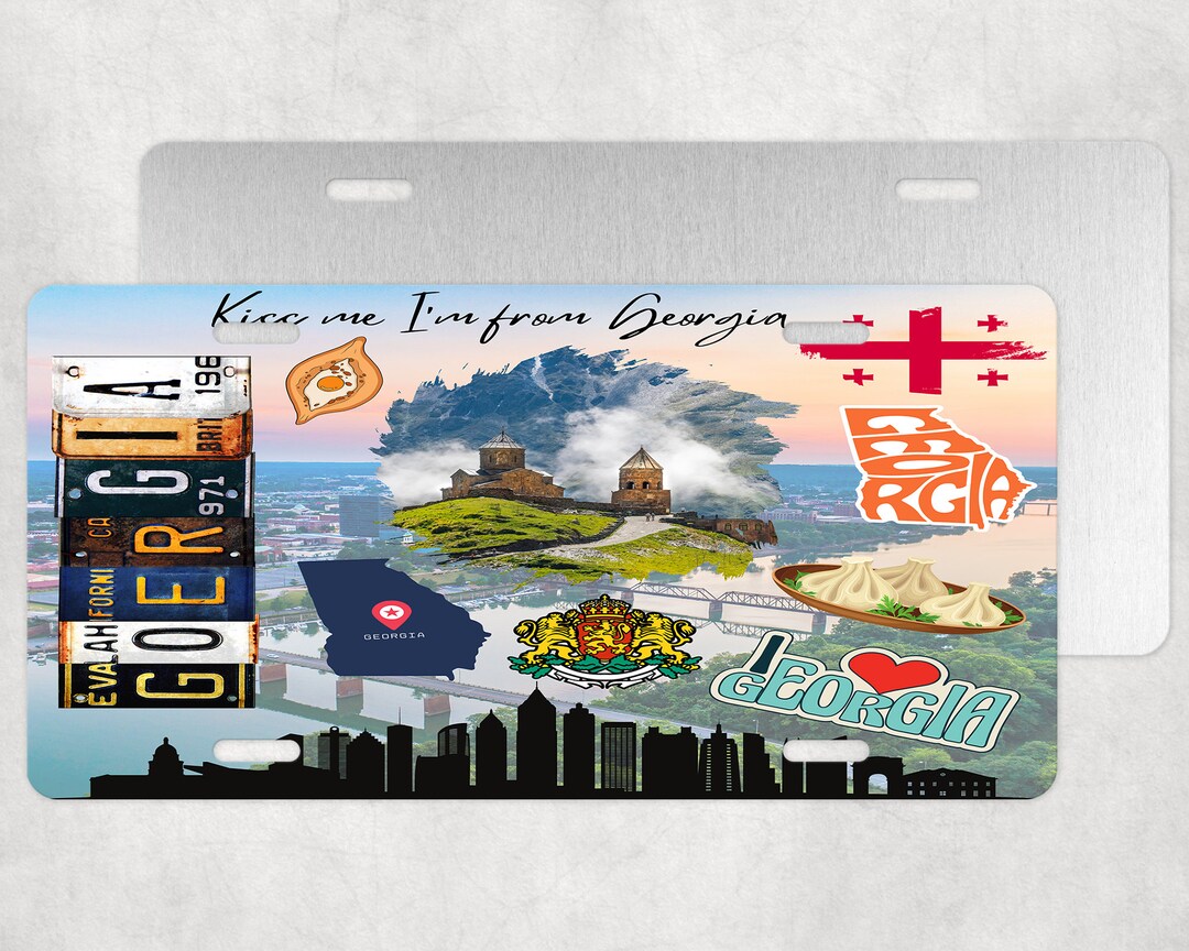 Georgia License Plate, Georgia Car Plate,state License Plate, Georgia ...