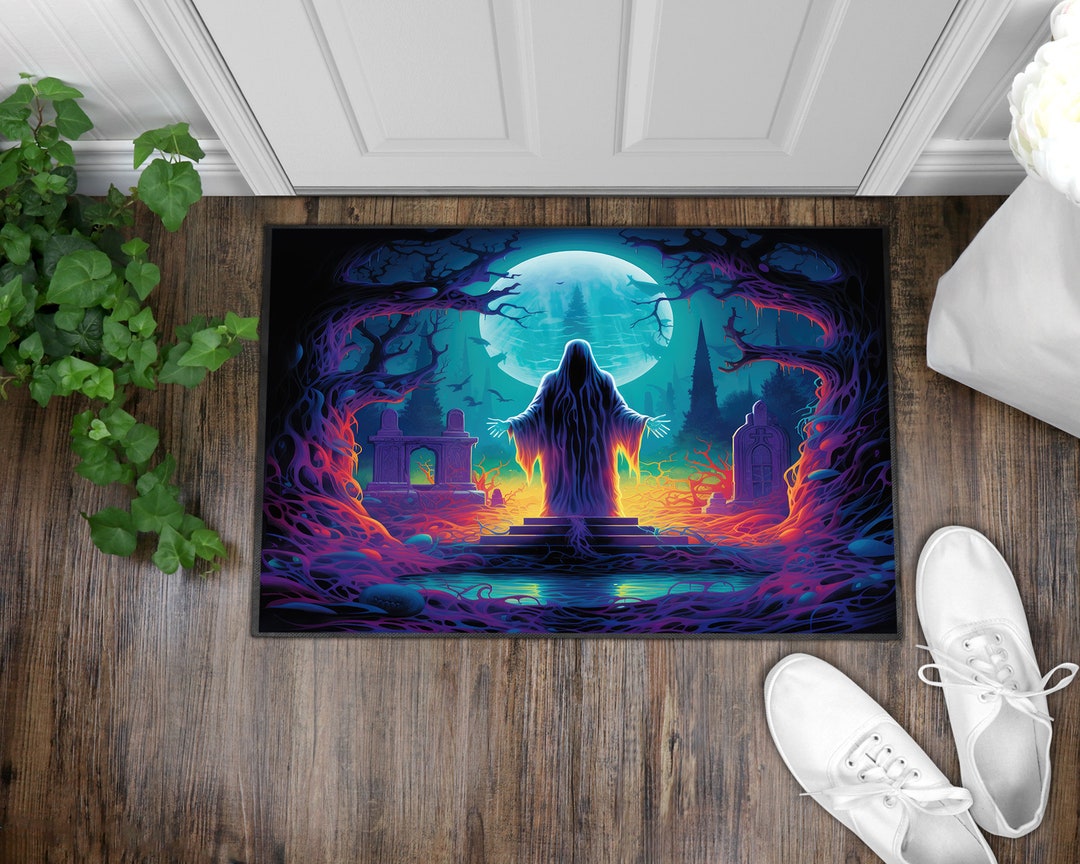 Grim Reaper Door Mat,halloween Grim Reaper Door Mat,grim Reaper Rug ...