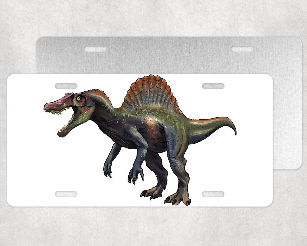 Spinosaurus Dinosaur License Plate,dinosaur License Plate,spinosaurus ...