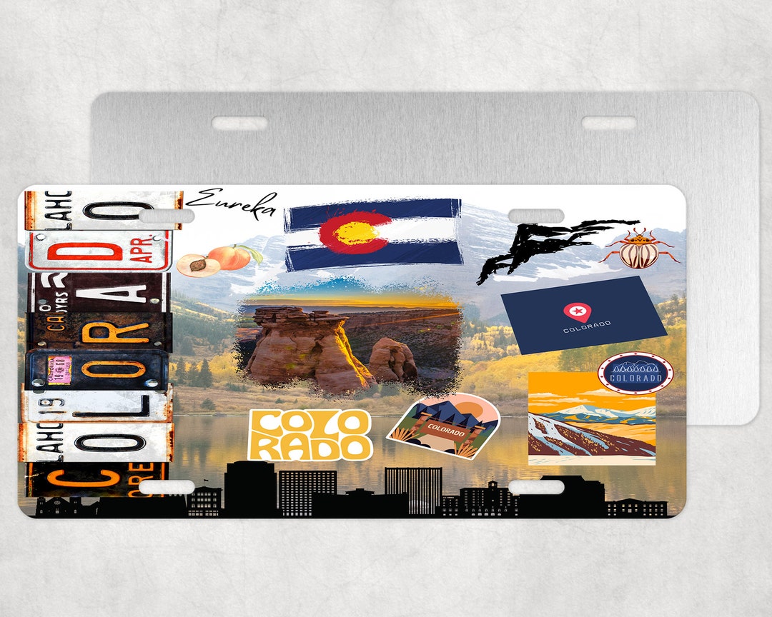 Colorado License Plate, Colorado Car Plate,state License Plate,colorado ...
