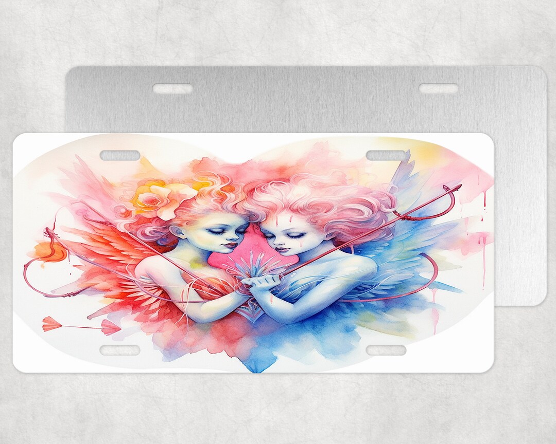 Angels License Plate,angels,colorful Angels License Plate,license Plate ...