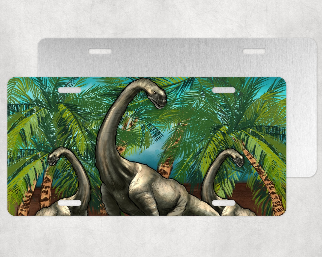 Brachiosaurus Dinosaur License Plate,dinosaur License Plate ...