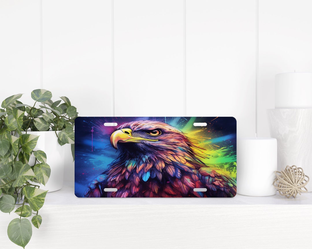 Eagle License Plate, Eagle,colorful Eagle License Plate,animal License ...
