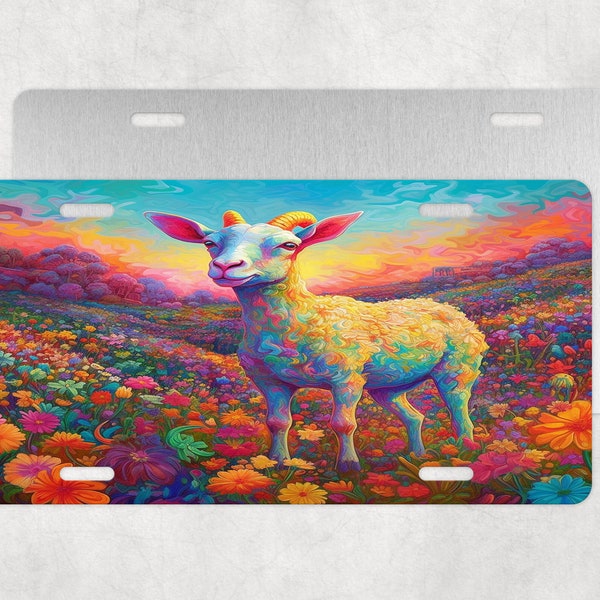 Goat License Plate - Etsy