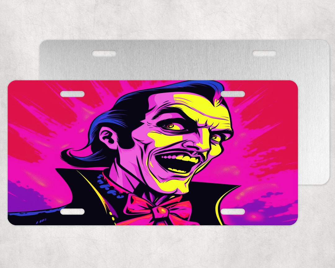 Halloween Dracula License Plate,halloween License Plate,hallowen ...