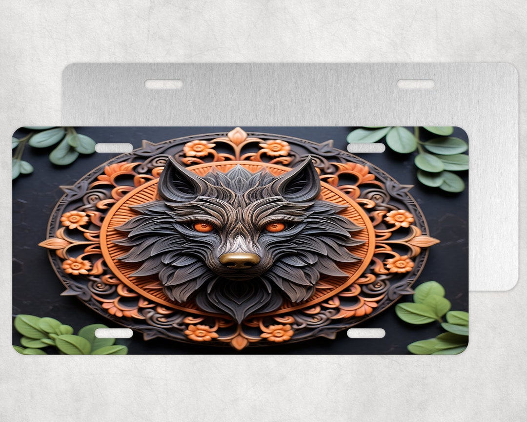 Halloween Werewolf License Plate,halloween License Plate,hallowen ...