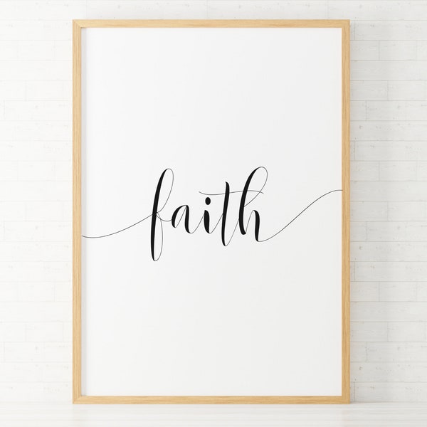 Faith Poster - Etsy