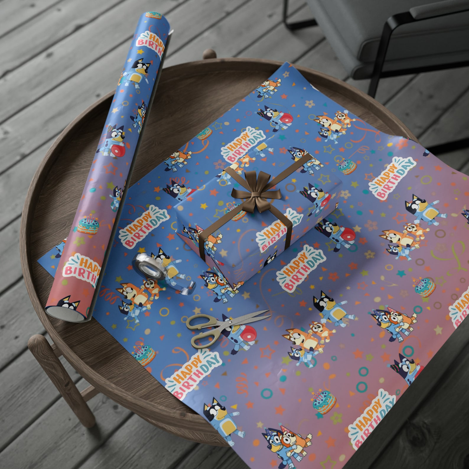 Bluey Birthday Wrapping Papers - Etsy