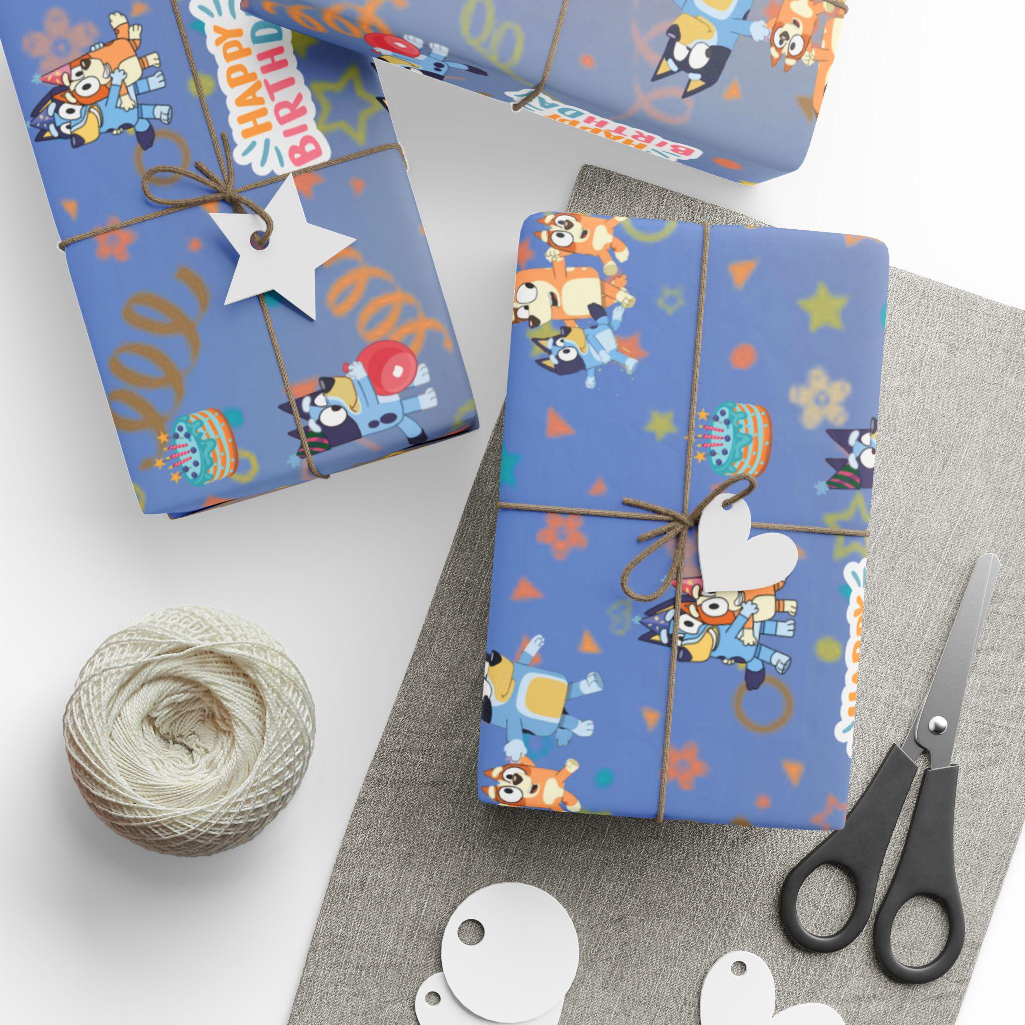 Bluey Birthday Wrapping Papers - Etsy