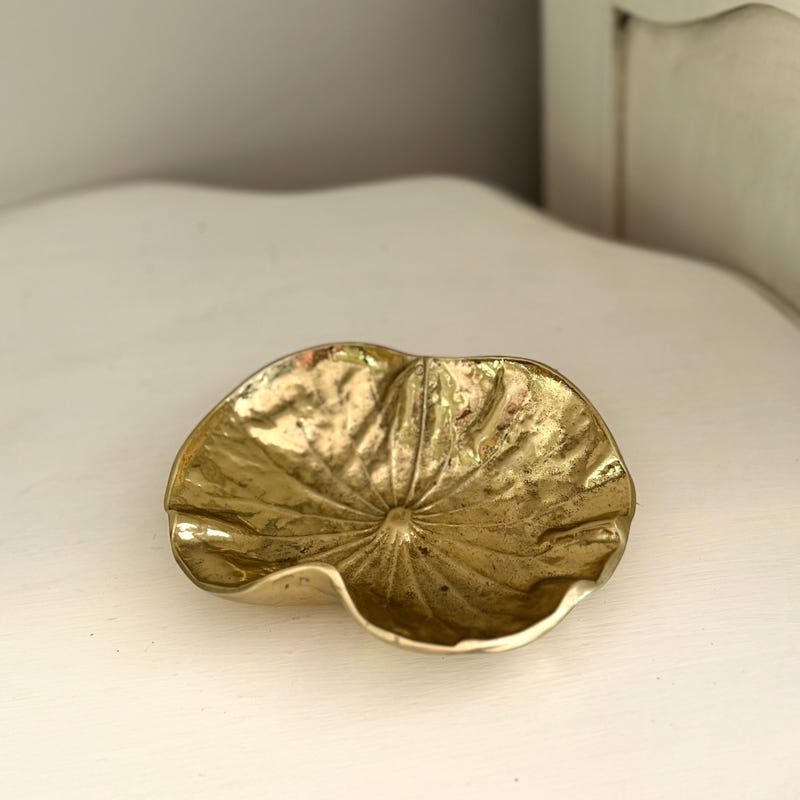 Brass Lotus Bowl - Etsy