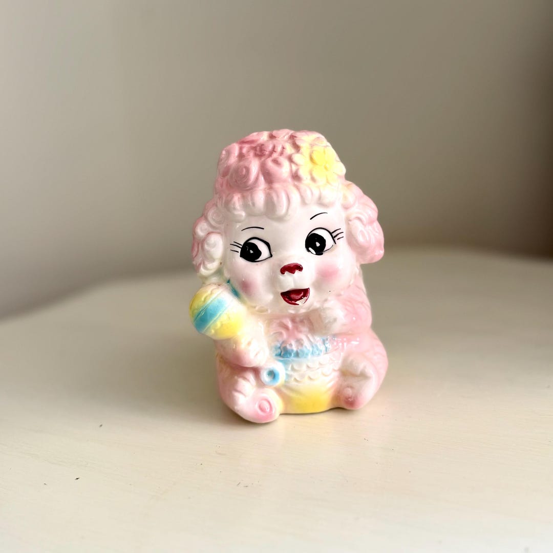 Vintage ARDCO Pink Lamb Planter – 1950s Japan Ceramic – Nursery Decor ...