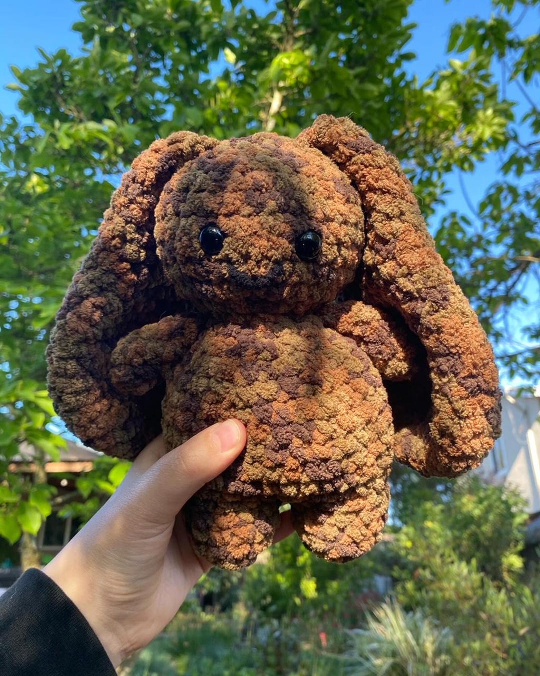 Fluffy Crochet Bunny Cute Rabbit - Etsy