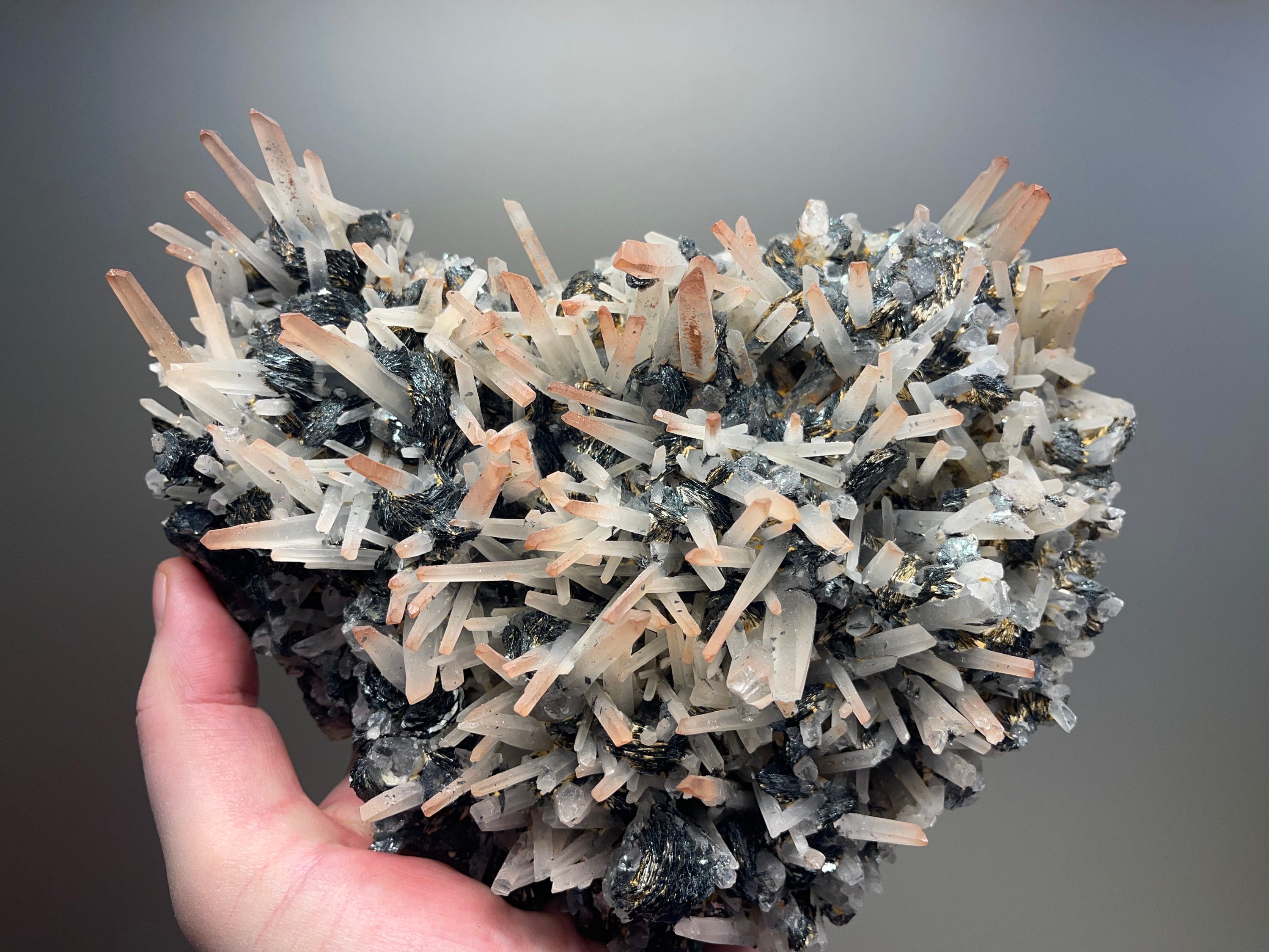 Quartz With Iron Rose and Hematite, Jinlong Mine, China - Etsy