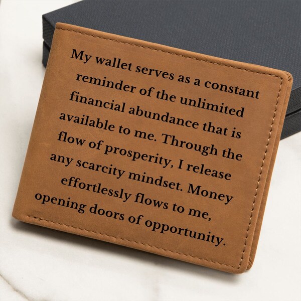Inspirational Wallet - Etsy