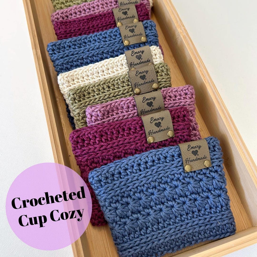 Cup Cozies (ready to Ship) - Crochet Cup Cozy - Astrid Hygge Cup Cozy ...