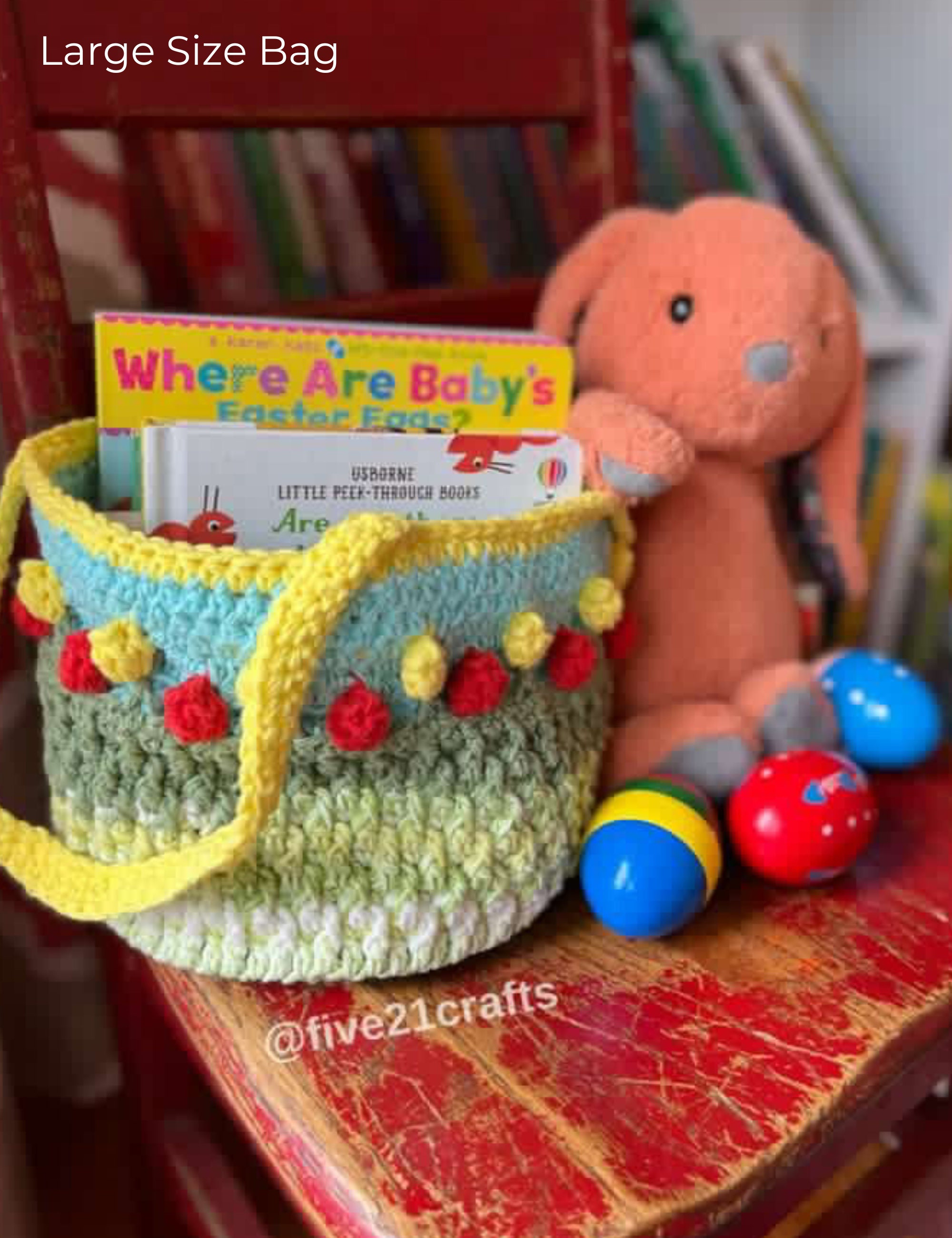 Crocheted Flower Bag Pattern, Crochet Tulip Bag Pattern, Crochet Bag ...