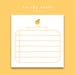 Orange Fruit Pun POST IT Note | Minimal Cute Punny Affirmation ...