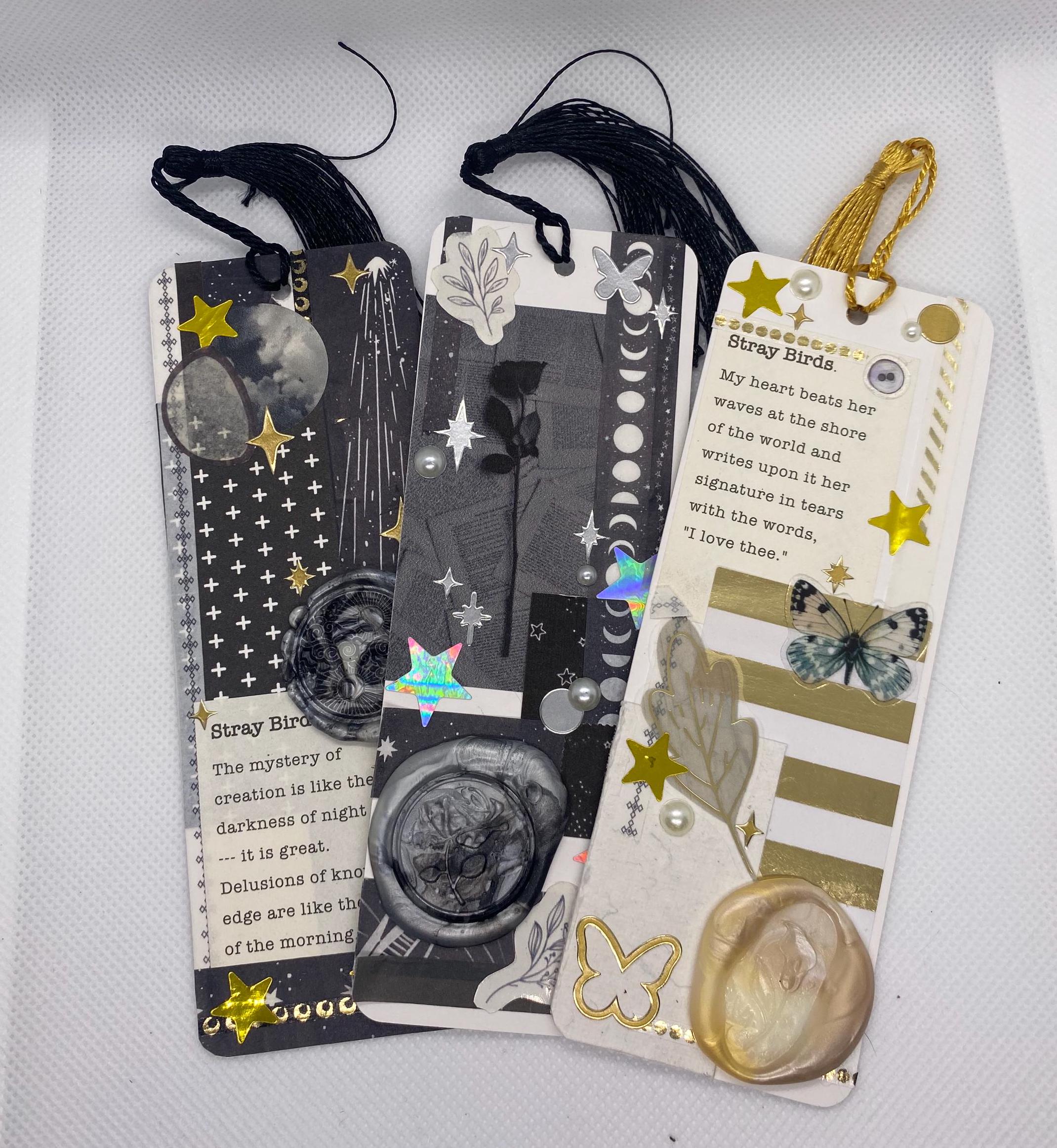 Handmade Paper Bookmarks - Etsy