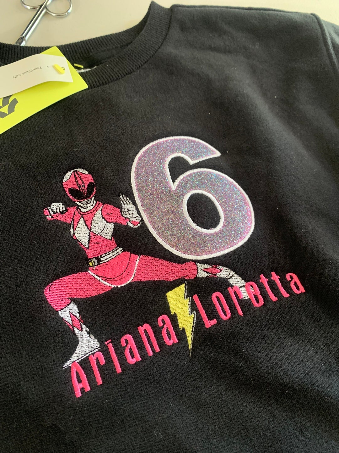 Pink Power Ranger Birthday Shirt - Etsy