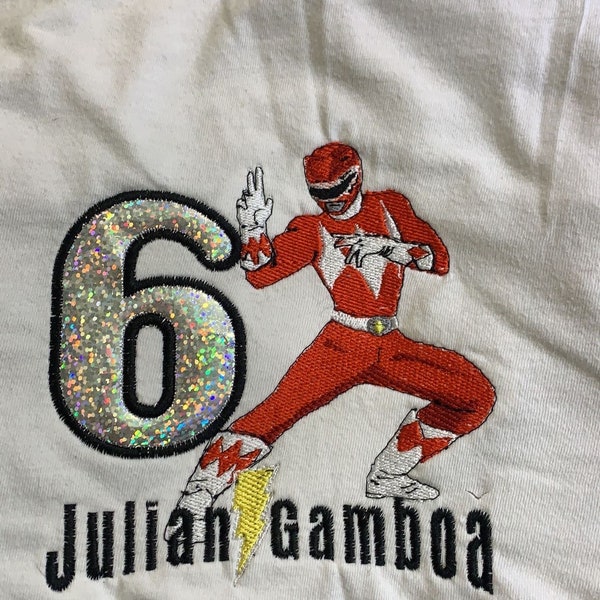 Red Power Ranger - Etsy