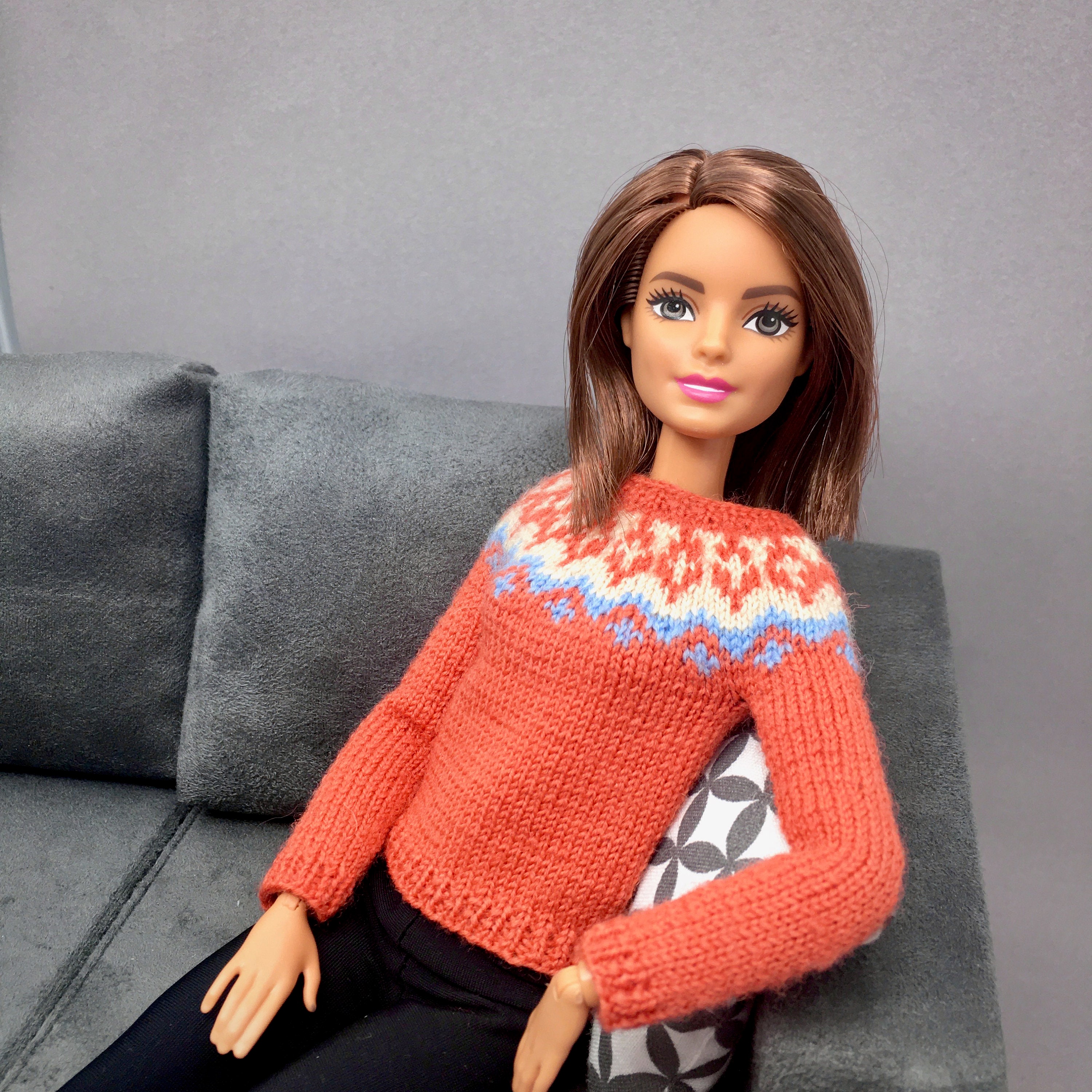 Doll Clothes Knitting Pattern. Sweater Knitting Pattern Fits - Etsy