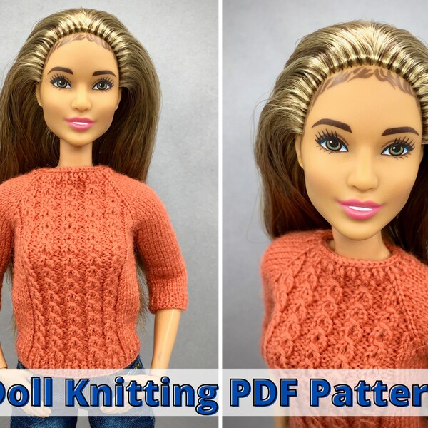 Knit Barbie Pattern - Etsy