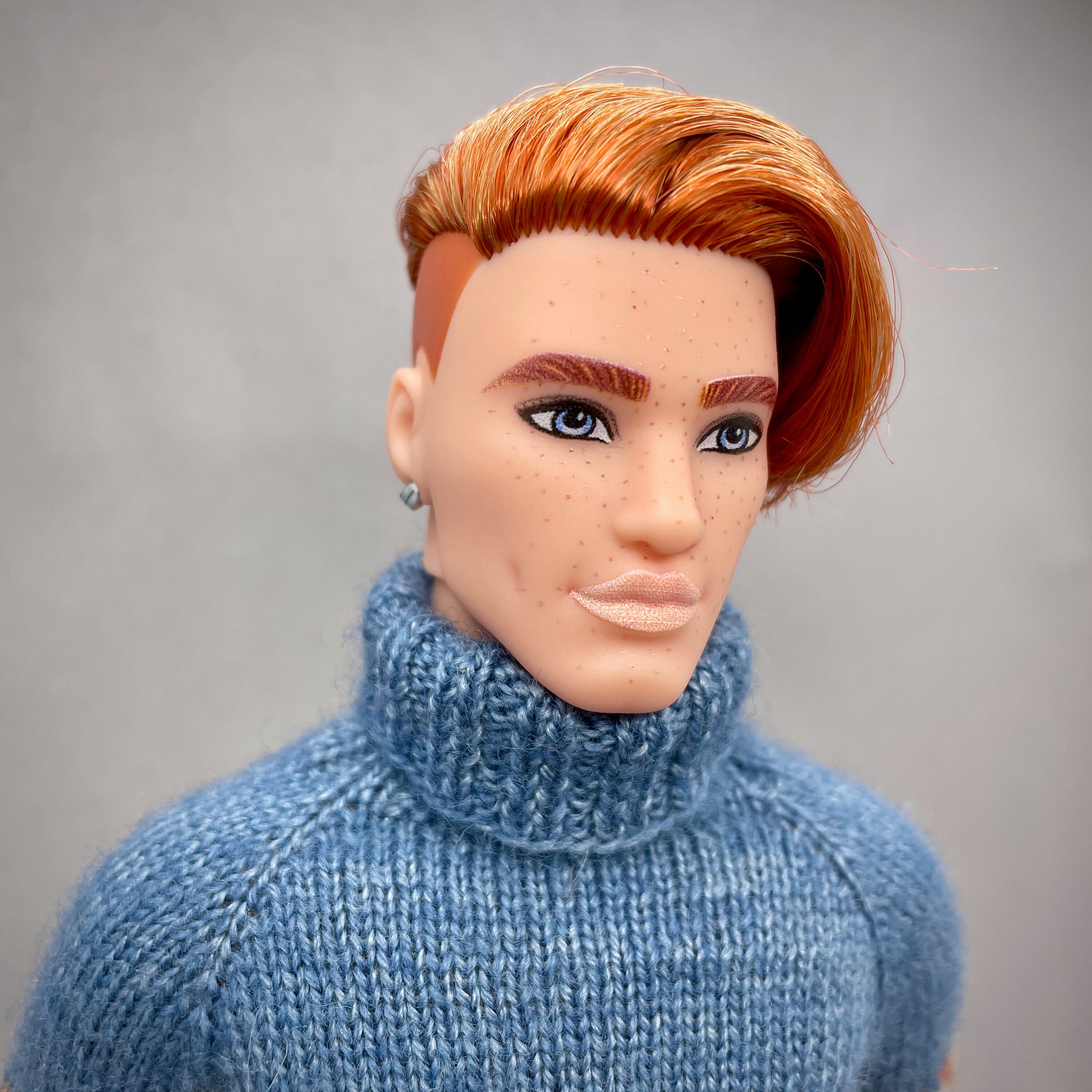 Sweater for Ken, Knitting Pattern for Doll Ken, Pullover Knitting ...