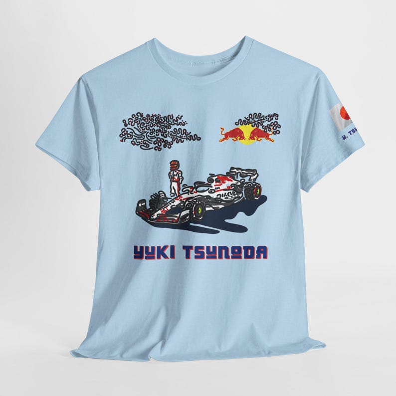Yuki Tsunoda Redbull Racing F1 Team Streetwear Tee, Unisex T-shirt ...