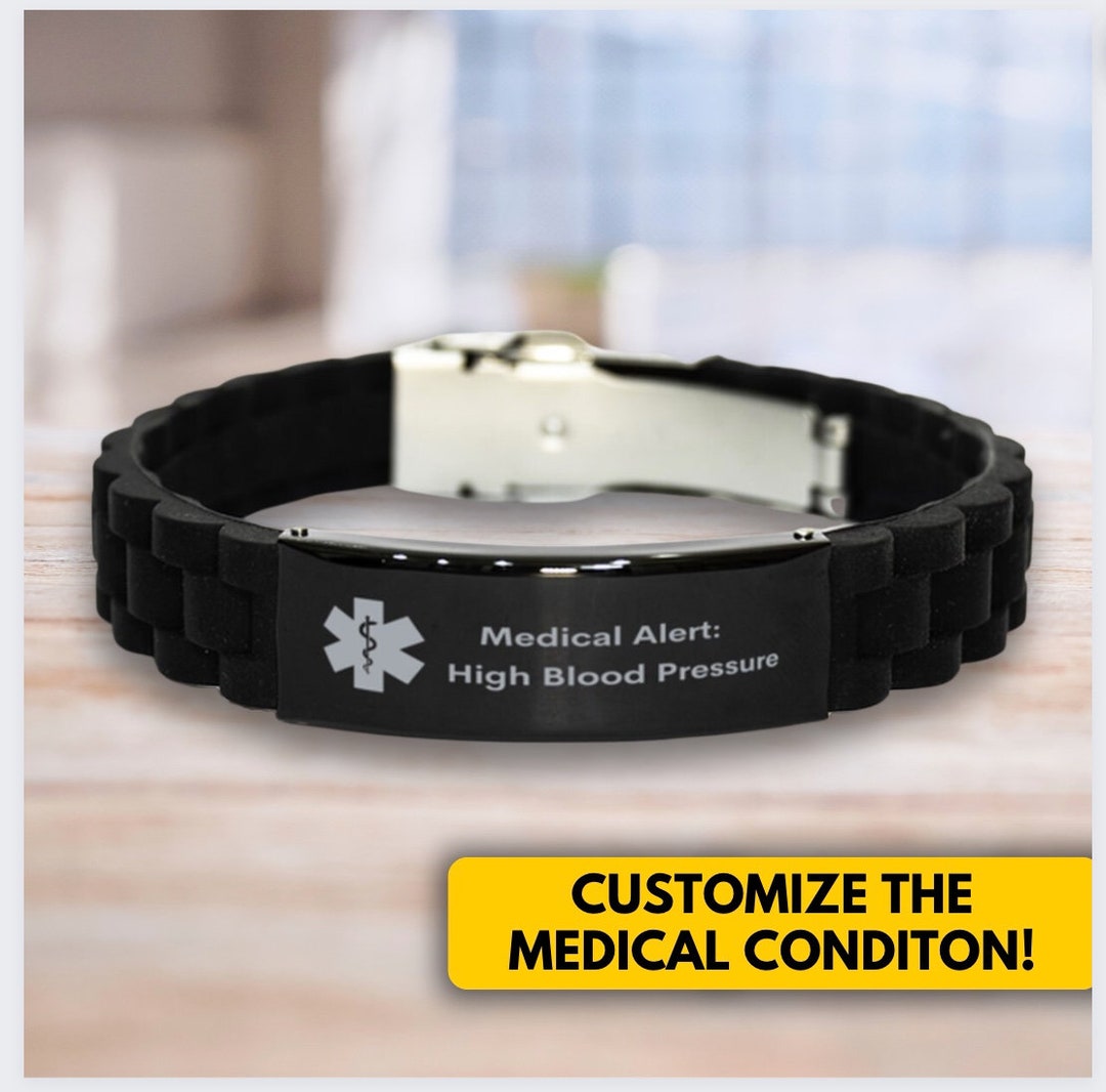 Medical ID Bracelet Medical Alert Bracelets Medic Alert - Etsy Canada