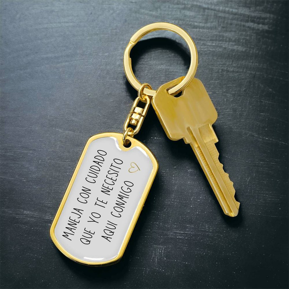 Personalized Keychain, Maneja Con Cuidado Llavero, Boyfriend Gift ...