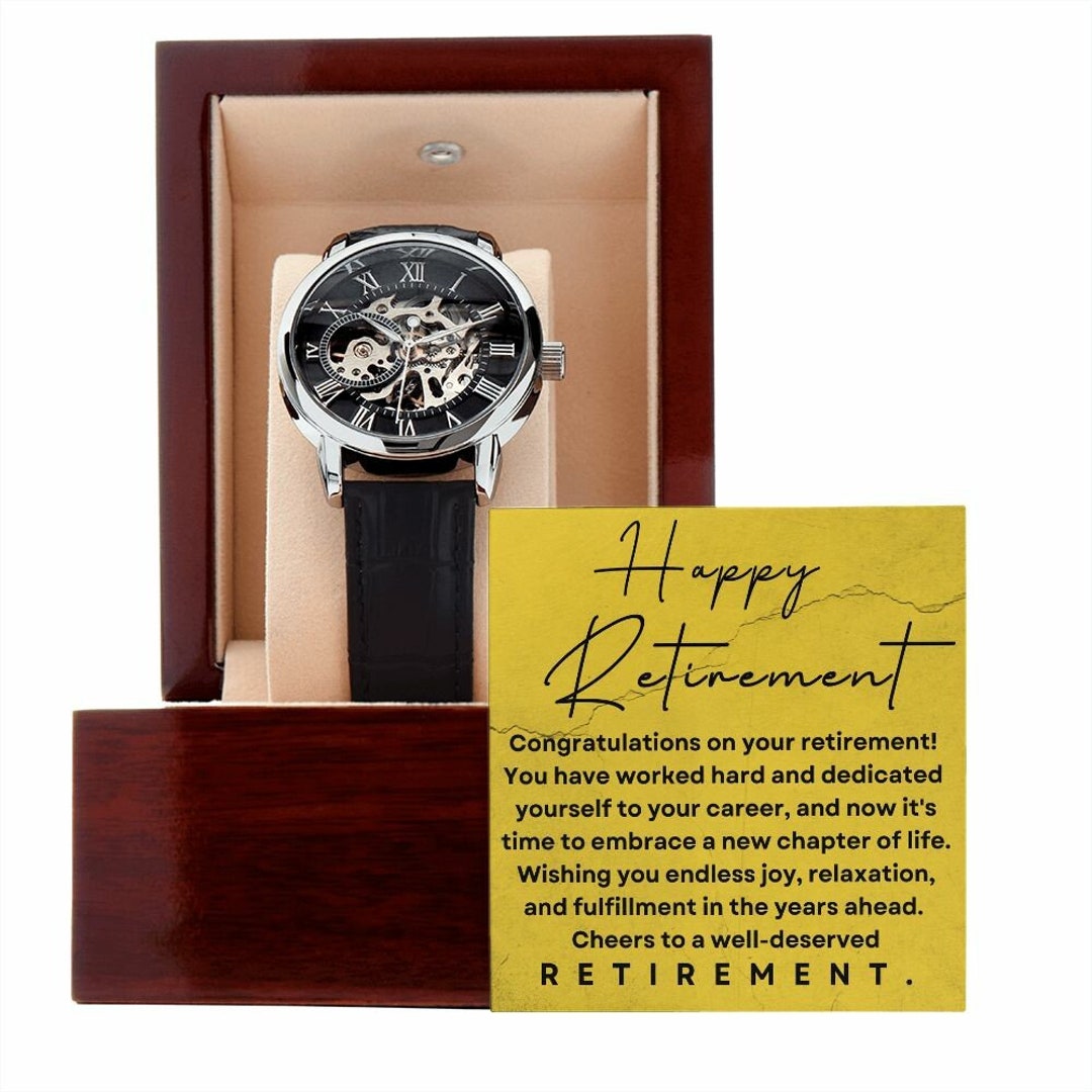 Happy Retirement, Retirement Watch, Retirement Gifts for Men ...