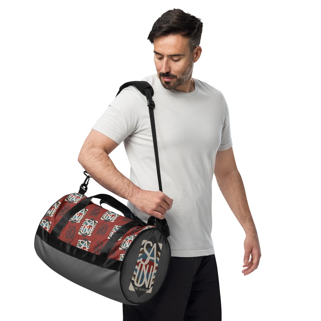 Logo Print Gym Bag - Etsy