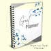 Blue Ivy Goal Planner, Printable Planner | Goal Planning, Goal Setting ...