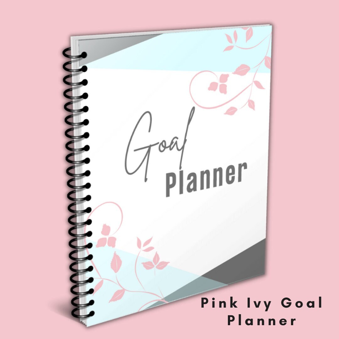Pink Ivy Goal Planner: Undated Printable Planner (PDF Download) - Etsy
