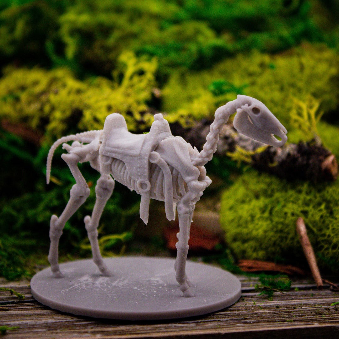 Monster Undead Skeleton Warhorse Mount - Etsy