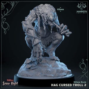 Hag Cursed Trolls - Snow Blight Fateless Collection - 3D Resin Print ...