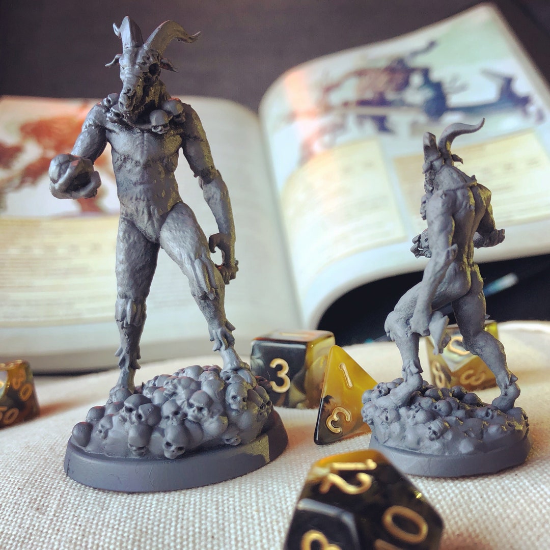 Goatman - 3D Resin Print - D&D Pathfinder NPC Miniature - Etsy