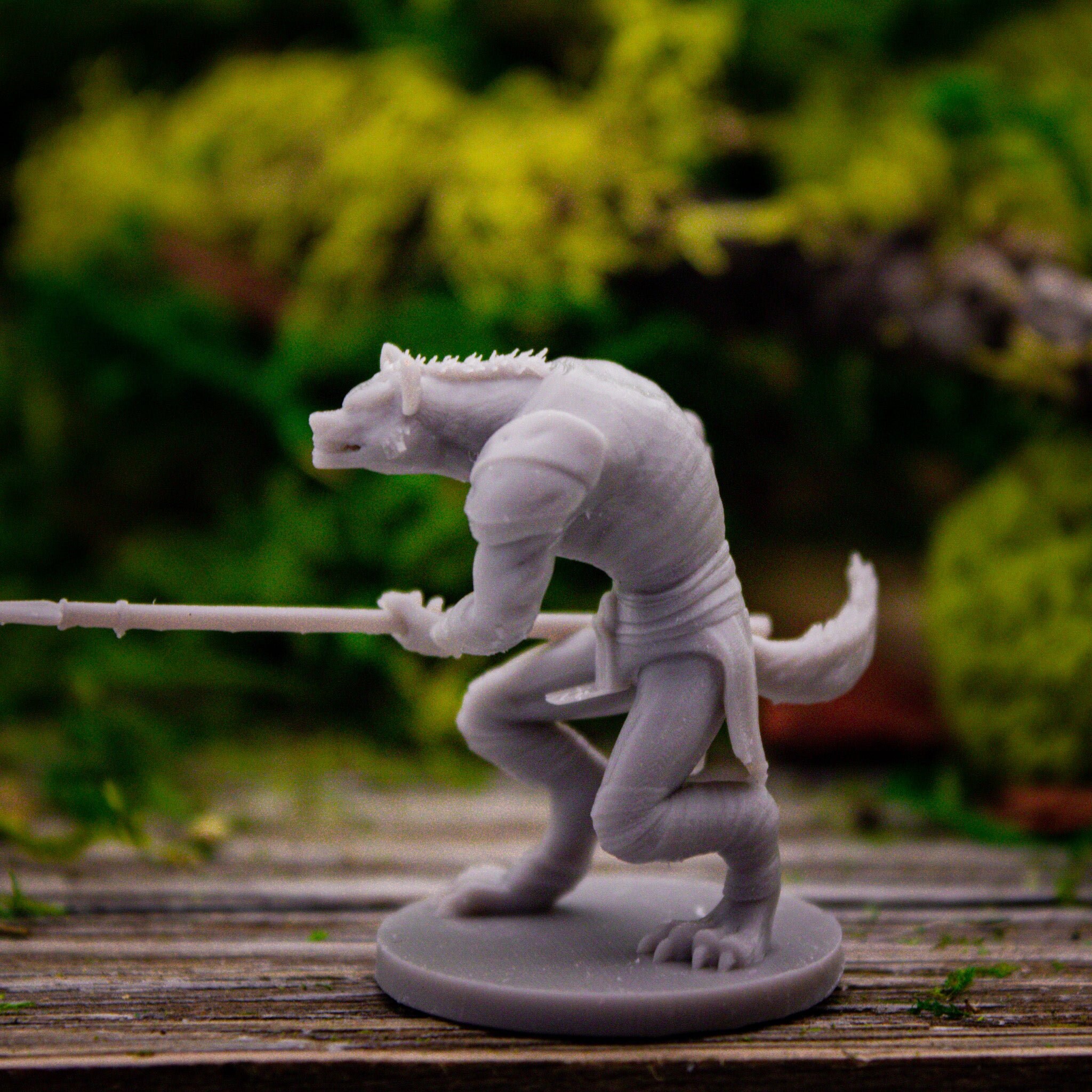 Monster Gnoll Chief Spear 3D Resin Print D&D Pathfinder - Etsy